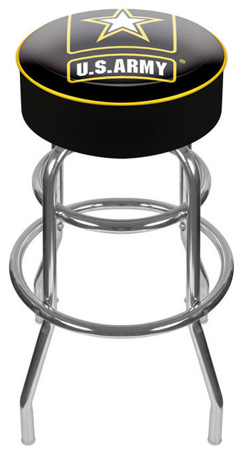 U.S. Army Padded Swivel Bar Stool - Contemporary - Bar Stools And ...