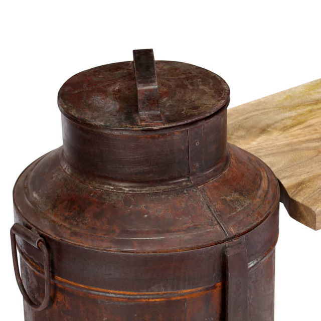 vidaXL Bench Entryway Bench Hall Bench Solid Mango Wood Milk Bottle ...