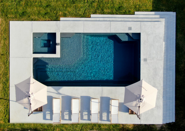Aviva Pools Luxe 30 - Gibraltar Grey - Moderne - Piscine - Austin - par ...