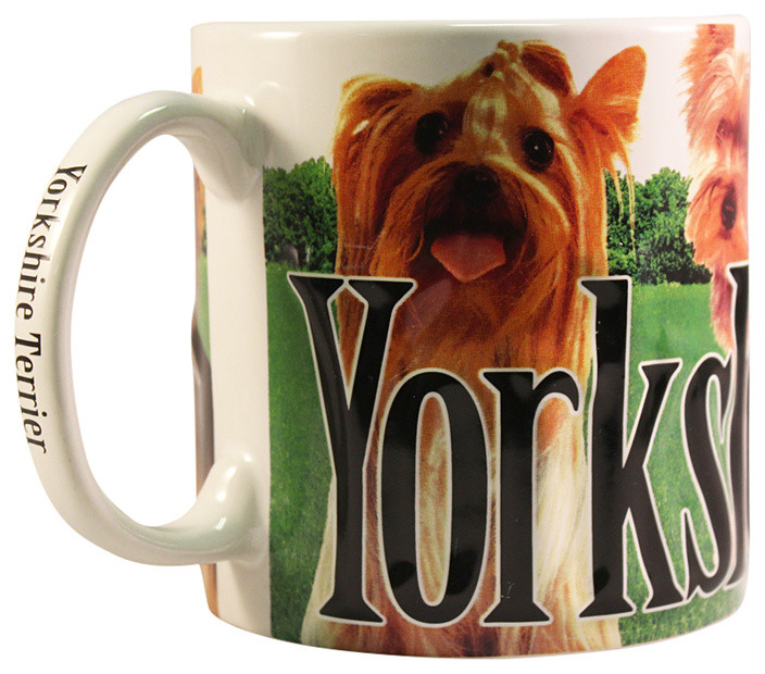 Yorkshire Terrier, Yorkie , 18 oz. Coffee Mug - Contemporary - Mugs ...