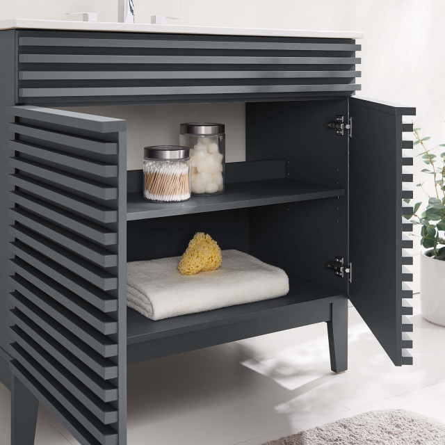 Render 36" Bathroom Vanity - Transitional - Bathroom Vanities And Sink ...