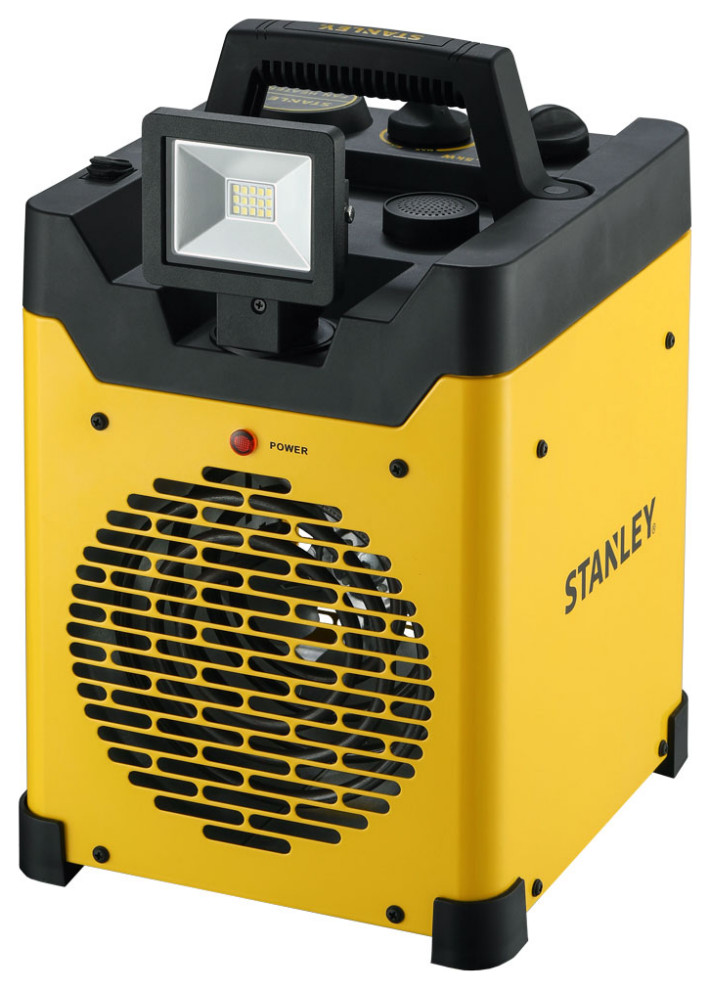 STANLEY 1500W Heavy Duty Portable Heater With Light and USB ...