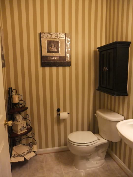 Toile themed bathroom (pics included)