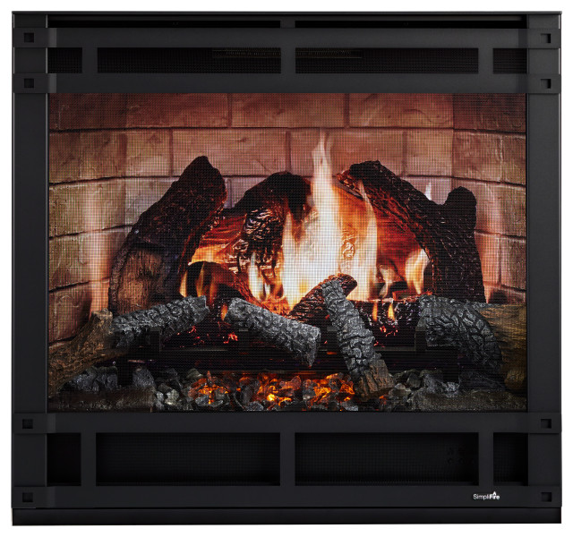 SimpliFire Inception 36" Built-In Electric Fireplace w/Front SF-INC36 ...