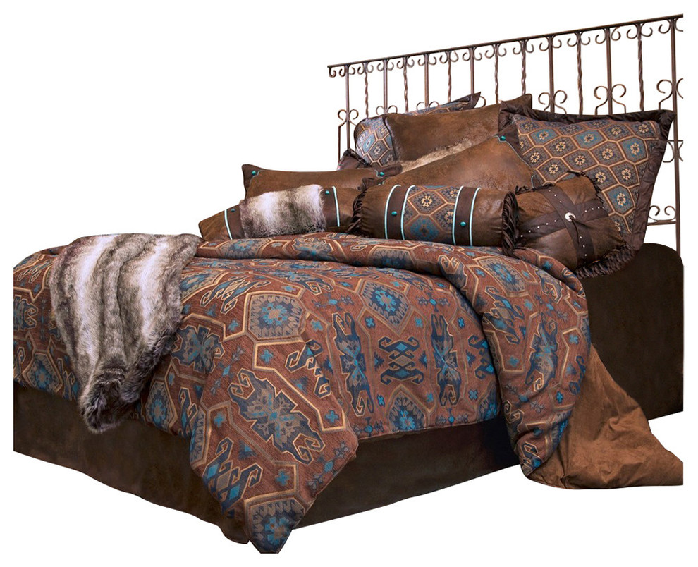 Saguaro Desert Bedding Set - Southwestern - Comforters And Comforter ...