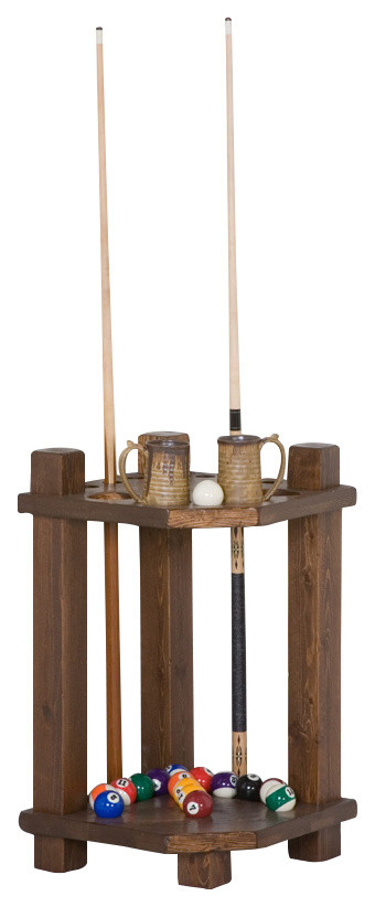 Barnwood Corner Cue Rack by Viking Log - Transitional - Game Table ...