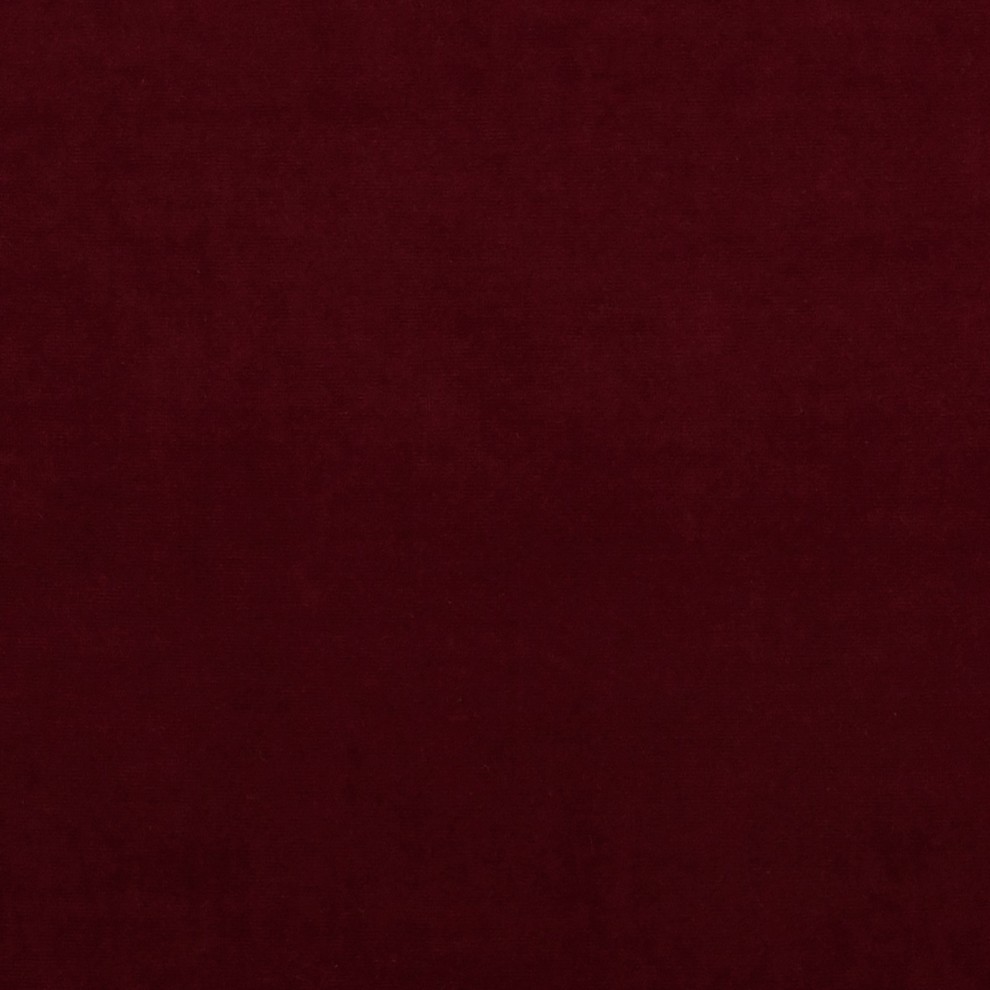 Merlot Red Solid Velvet Upholstery Fabric - Contemporary - Upholstery ...
