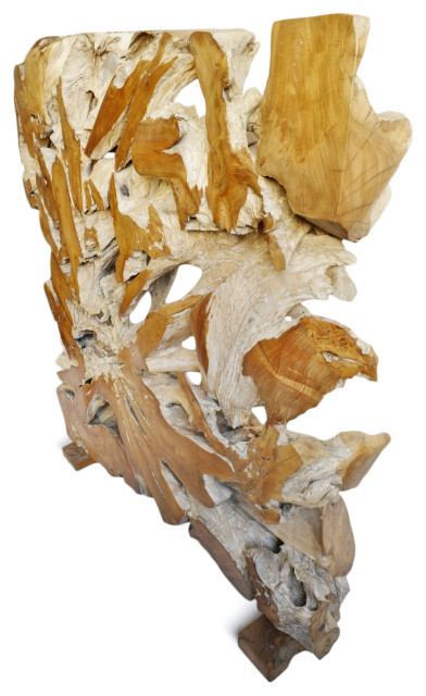 Large Organic Teak Root Form - Rustic - Sculptures - by Design Mix ...