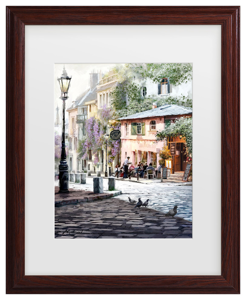 The Macneil Studio 'Sunshine Cafe' Matted Framed Art, 16"x20 ...