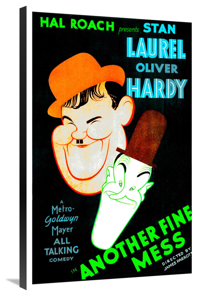 Laurel and Hardy, Another Fine Mess With Laurel and Hardy, 23x36 ...