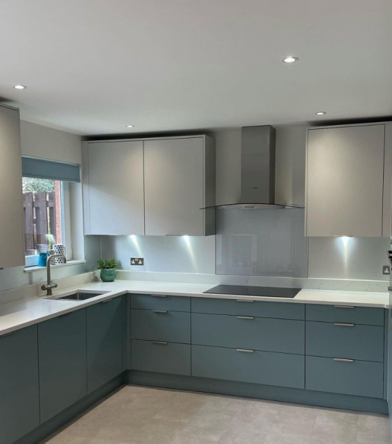 AluSplash Splashback: Wrighton Kitchens Installations, UK ...