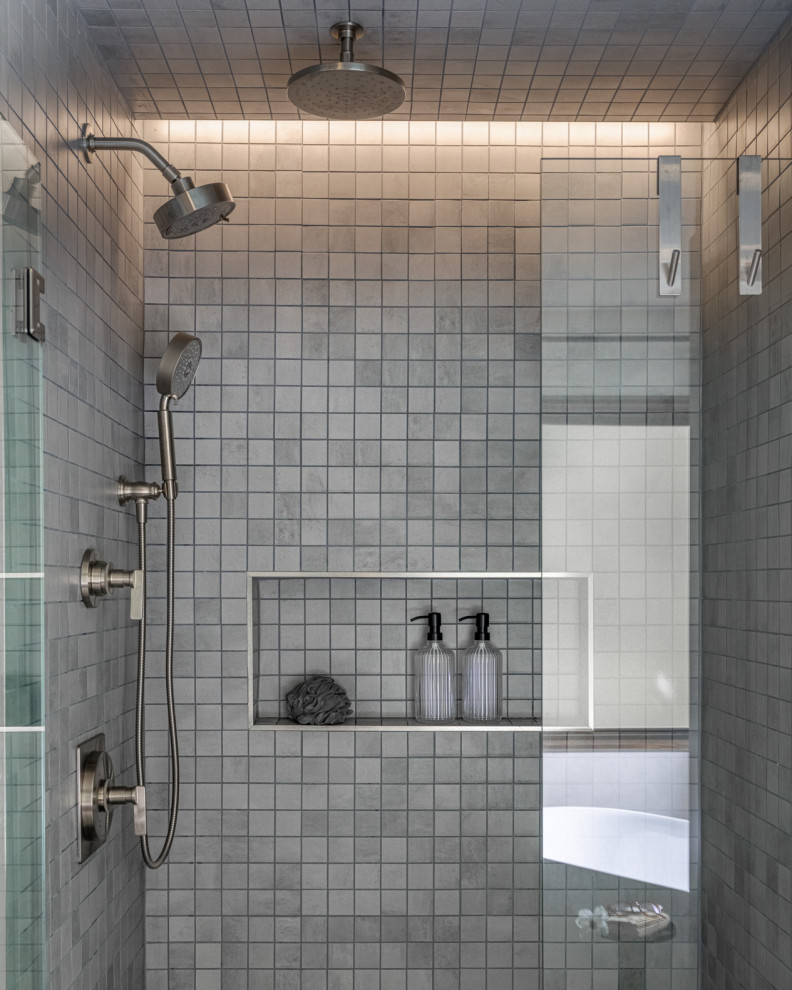 Maple Grove, MN Master Bathroom Remodel - Transitional - Bathroom ...