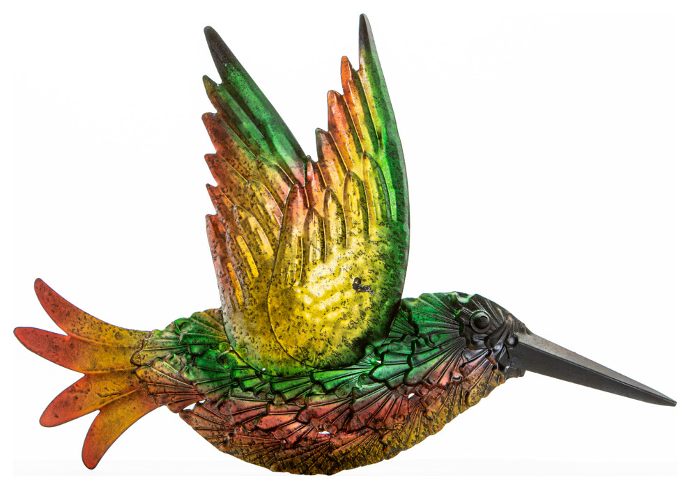 Hummingbird Metal Wall Art Set of 2 - Tropical - Metal Wall Art - by H ...