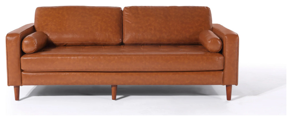 Cosmic Modern Contemporary Leather Armchair - Midcentury - Sofas - by ...