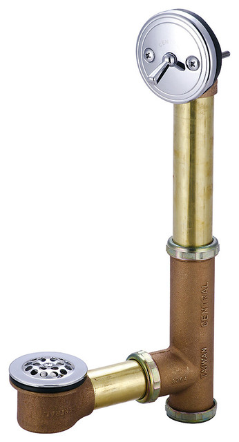 Central Brass Multi-Tub Trip Lever Bath Drain - Tub And Shower Parts ...