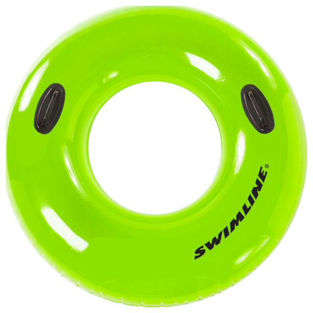 36" Inflatable Lime Green Swimming Pool Inner Tube Ring Float - Modern ...