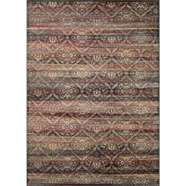 All Over Diamond Area Rug, Red/Black/Oatmeal, Rectangle, 9'2"x12'5 ...