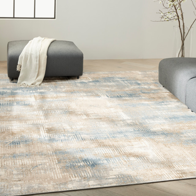 Nourison Home 10'x14' Rush Area Rug, 10'x14' - Contemporary - Area Rugs ...