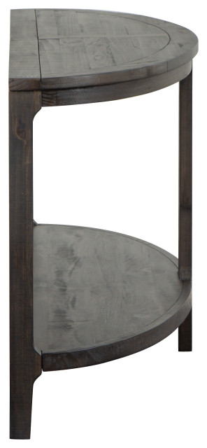 Demilune Sofa Table - Rustic - Console Tables - by Magnussen Home | Houzz