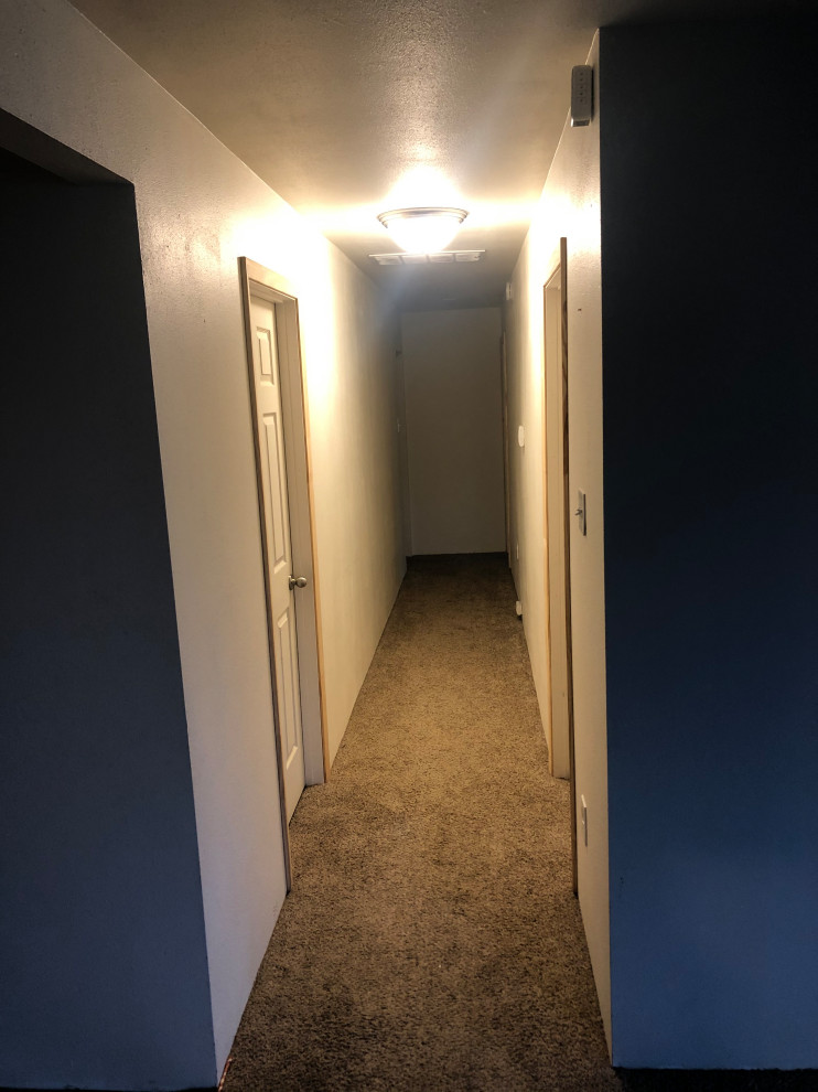 Decorating a narrow hallway