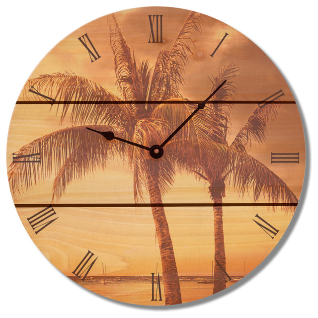 Outdoor Tropical Wall Clocks at Louis Brannan blog