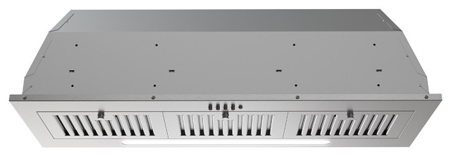 Streamline 36" Torricelli Ductless Insert Range Hood, Stainless Steel ...