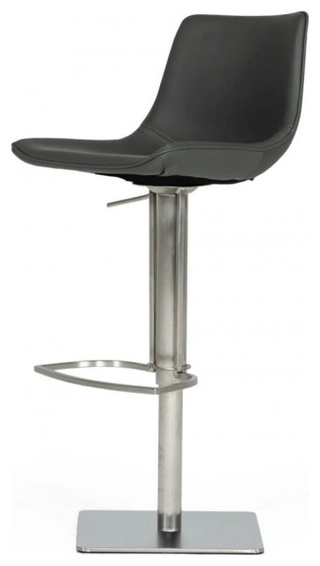 Timothy Modern Gray Bar Stool, Set of 2 - Contemporary - Bar Stools And ...