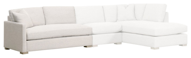 Clara Modular 2-Seat Left Slim Arm Sofa - Transitional - Loveseats - by ...