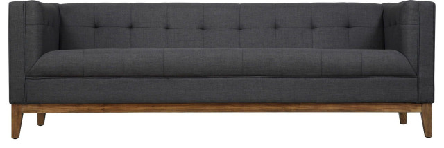 Gavin Gray Linen Sofa - Transitional - Sofas - by First of a Kind USA ...