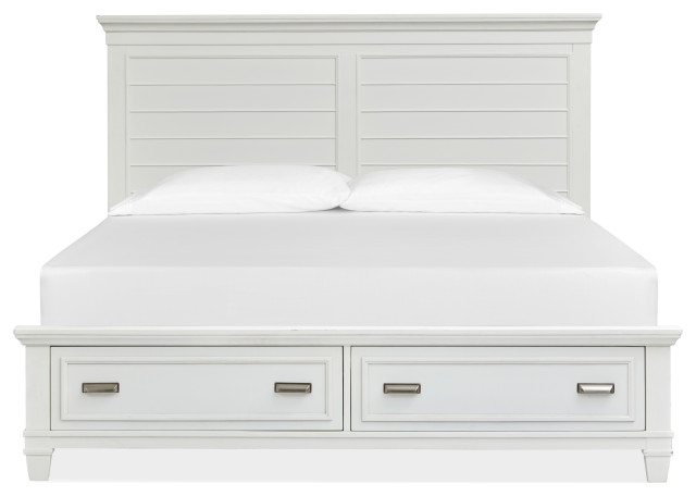 Complete Panel Storage Bed, Cal King - Transitional - Platform Beds ...