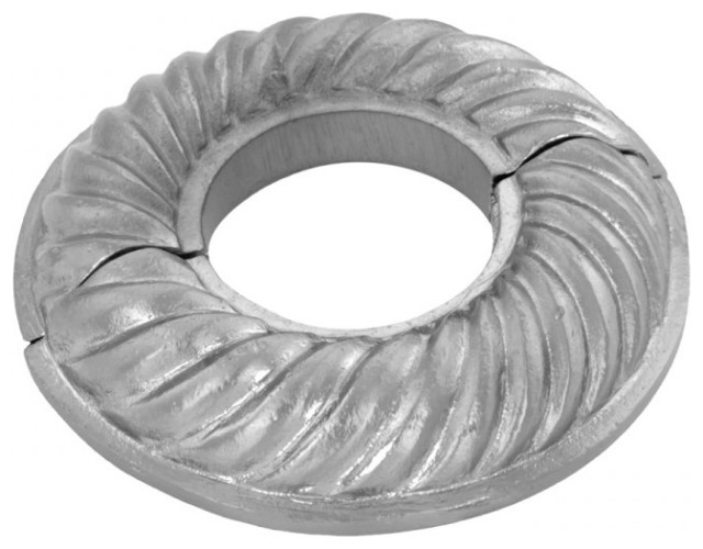 Le Cruller Radiator Flange Satin 1" (IPS) pipe 1-3/8" inside diameter ...