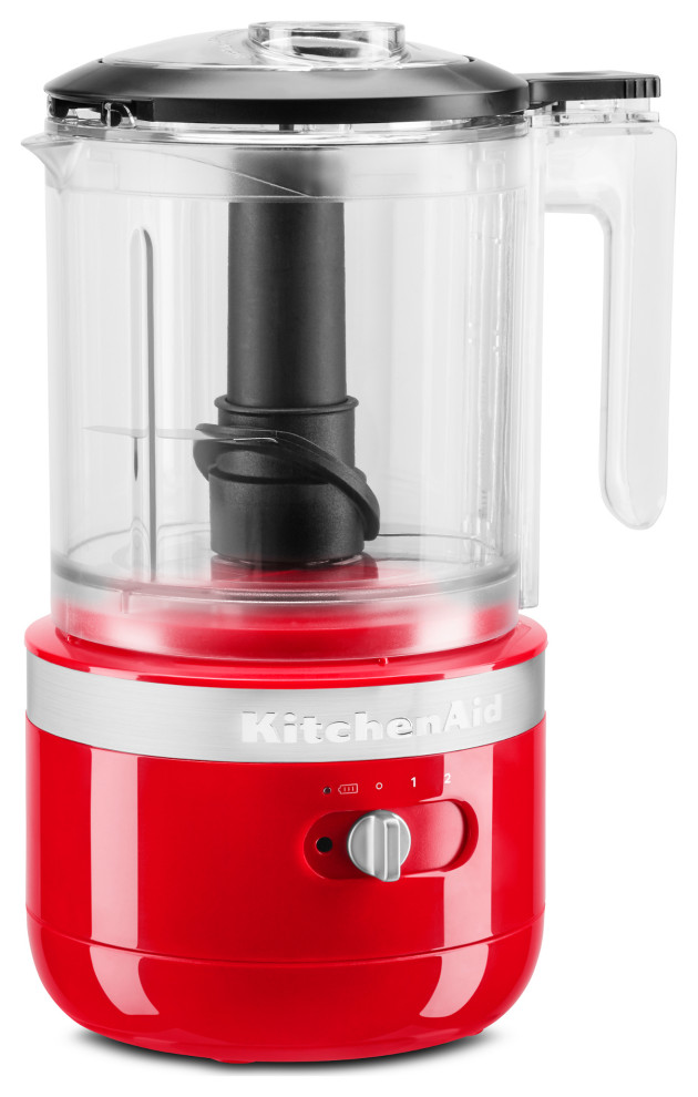 KitchenAid Passion Red 5 Cup Cordless Food Chopper - Transitional ...