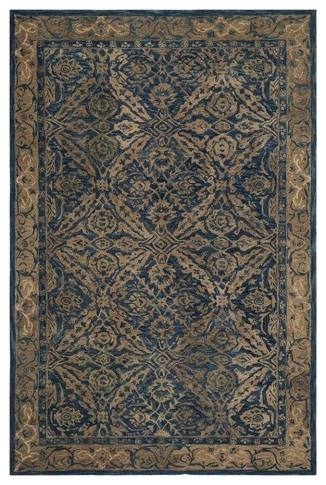 Safavieh Anatolia Navy Traditional Rug - 3' x 5', 8' x 10 ...
