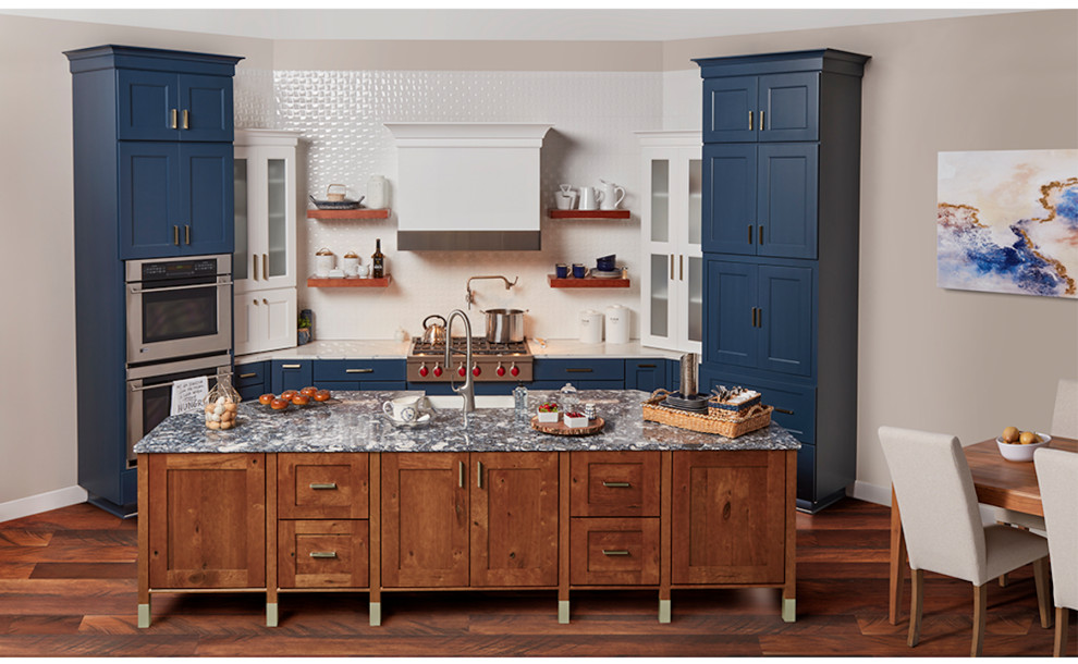 Tri-Color Sophisticated Kitchen - Transitional - Kitchen - by Wellborn ...