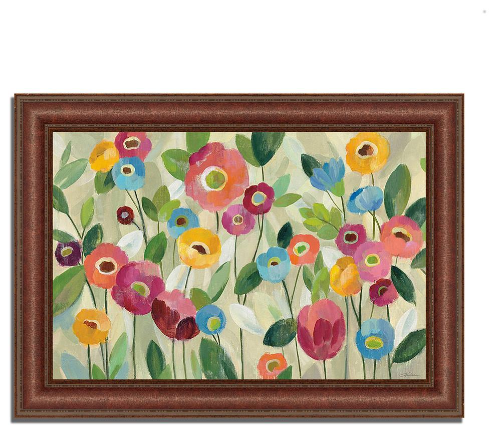 "Fairy Tale Flowers V" By Silvia Vassileva, Framed Painting Print ...