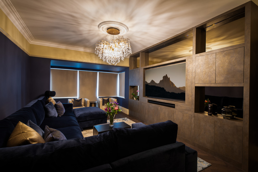 A statuesque Barnet residence - Home Theater - Hertfordshire - by M&Y ...