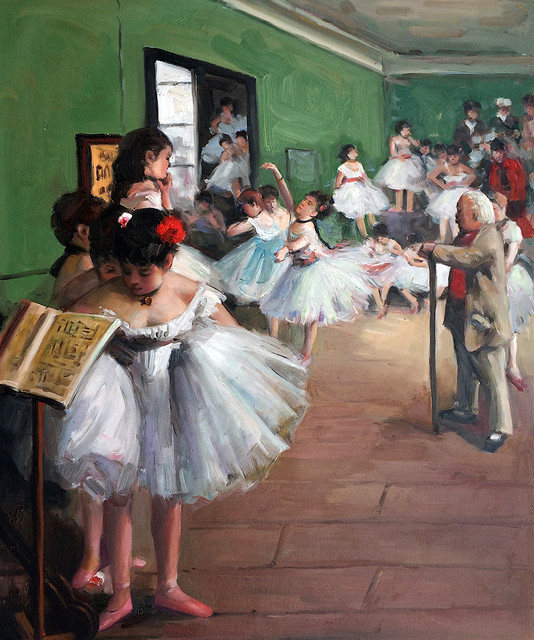 The Dance Class - Traditional - Paintings - by overstockArt | Houzz