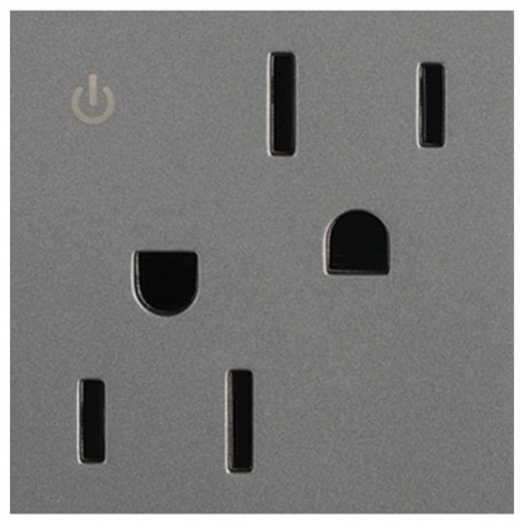 Legrand Adorne Tamper-Resistant Dual Controlled Outlet - Transitional ...