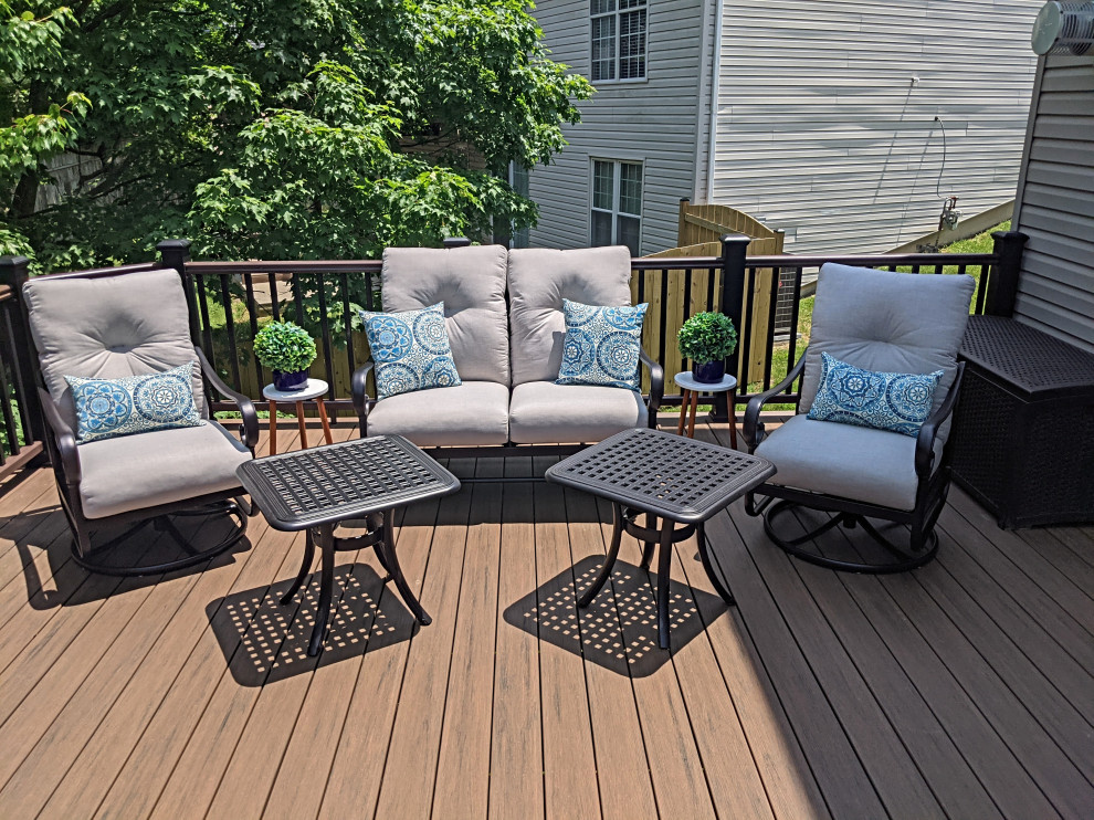 TimberTech Reserve Dark Roast with TimberTech Radiance Railing in Kona ...