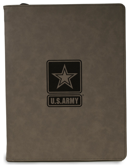 Gray US Army Logo Multicompartment Padfolio/Portfolio - Contemporary ...