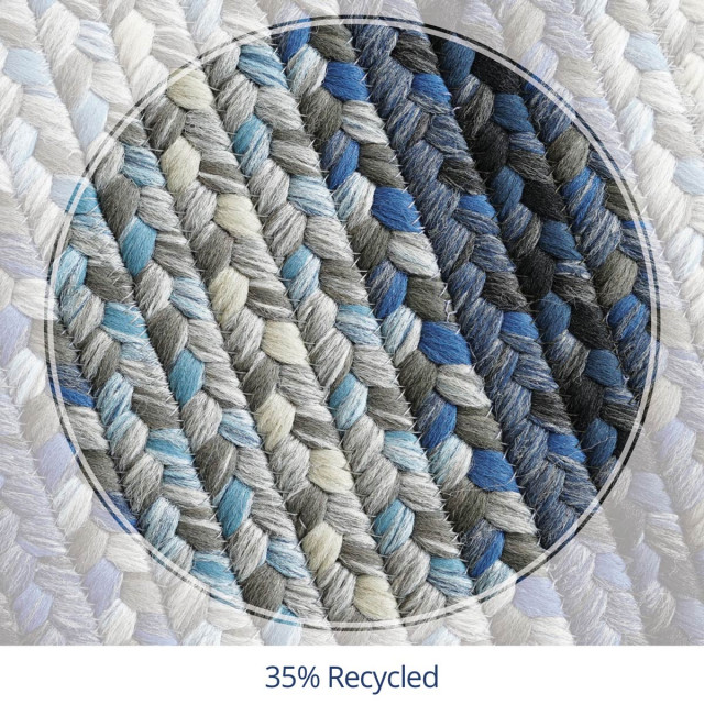 Homespice Decor Juniper Indoor/Outdoor Braided Rug 4'x6' Rectangular ...