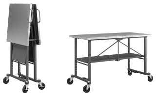 Smart Fold Stainless Steel Folding Workbench - Industrial - Folding ...