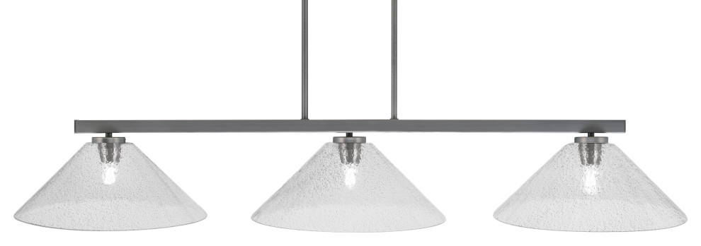 Atlas 3 Light Bar In Graphite Finish With 16" Smoke Bubble Glass ...