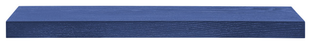 Barney Floating Shelf/Shelving, High Gloss Deep Blue - Contemporary ...