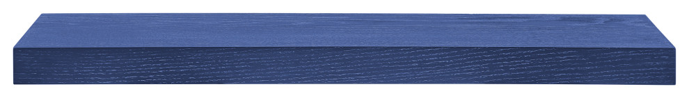 Barney Floating Shelf/Shelving, High Gloss Deep Blue - Contemporary ...