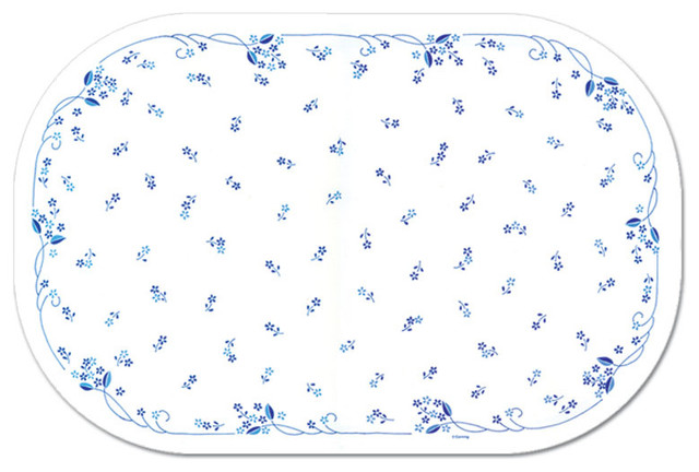 Corelle Provincial Blue and White Floral Placemats, Set of 4 ... Corelle Provincial Blue and White Floral Placemats, Set of 4 ...