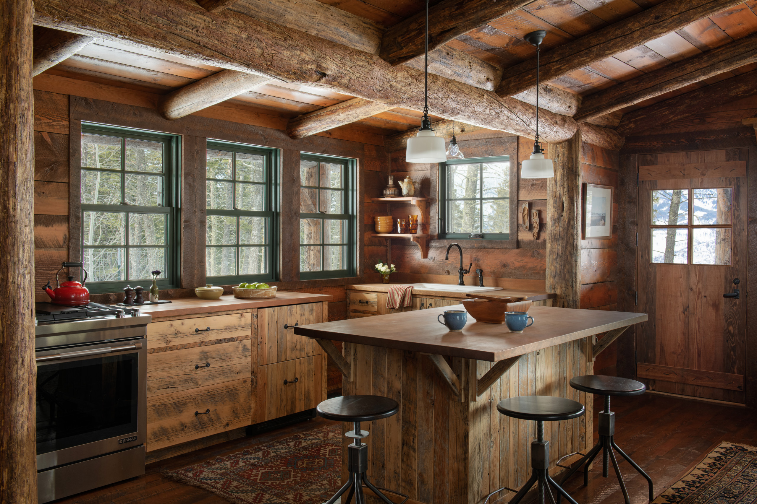 Simple Rustic Kitchen