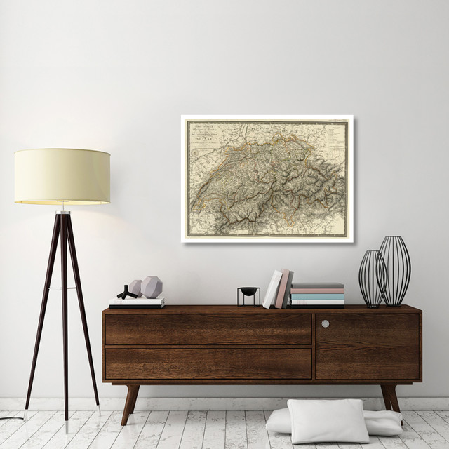 "Suisse, 1822" Digital Paper Print by Adrien Hubert Brue, 24"x18", 46 ...