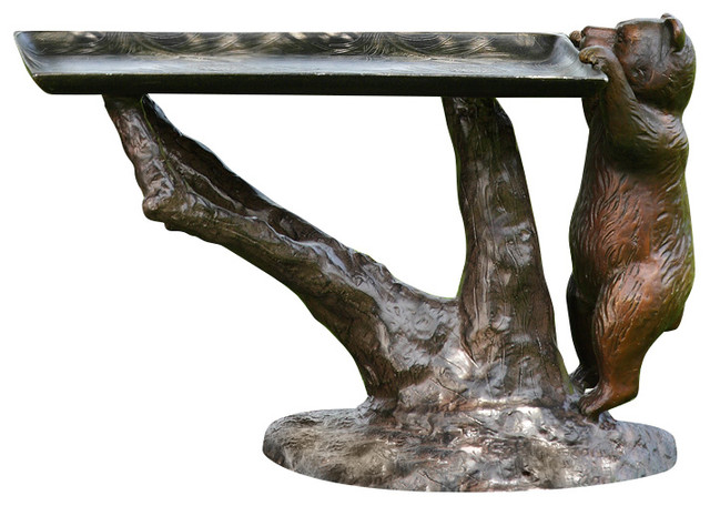 Bear End Table - Rustic - Side Tables And End Tables - by Zeckos | Houzz