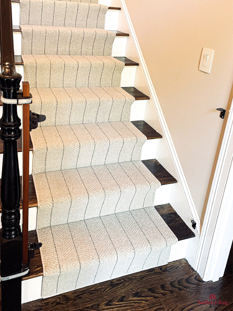Nourison Pacific Stripe in Pasture Stair Runner - Staircase - Boston ...